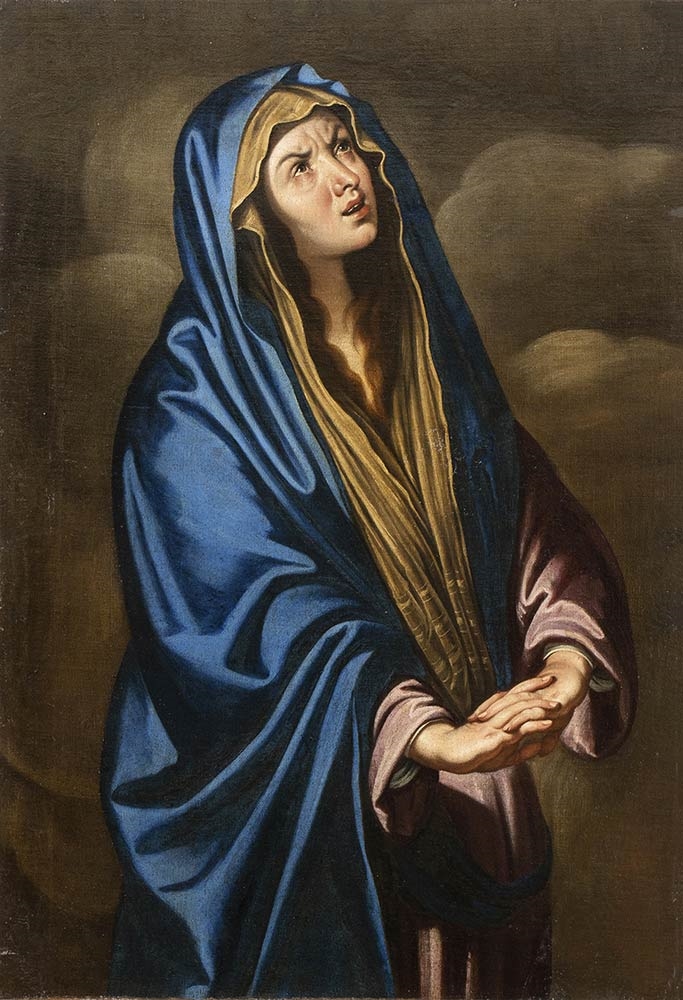 Flemish School, 18th Century | Mary Magdalene at the foot of the cross ...