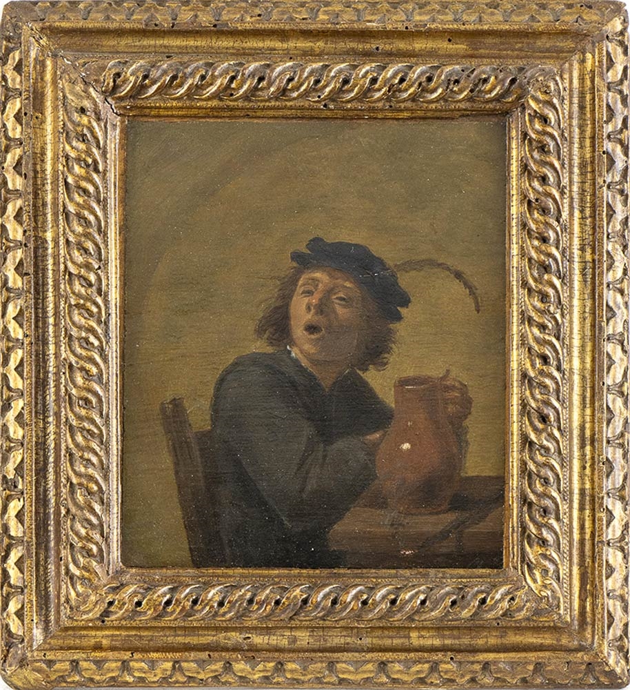 David Teniers IV | Young drinker with jug | MutualArt