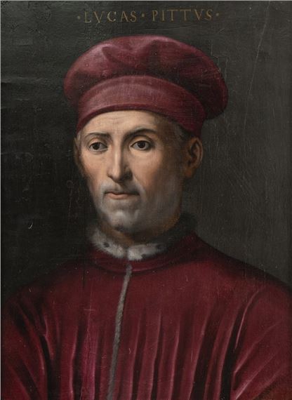 Giorgio Vasari | Portrait of the Florentine gonfalonier Luca Pitti ...