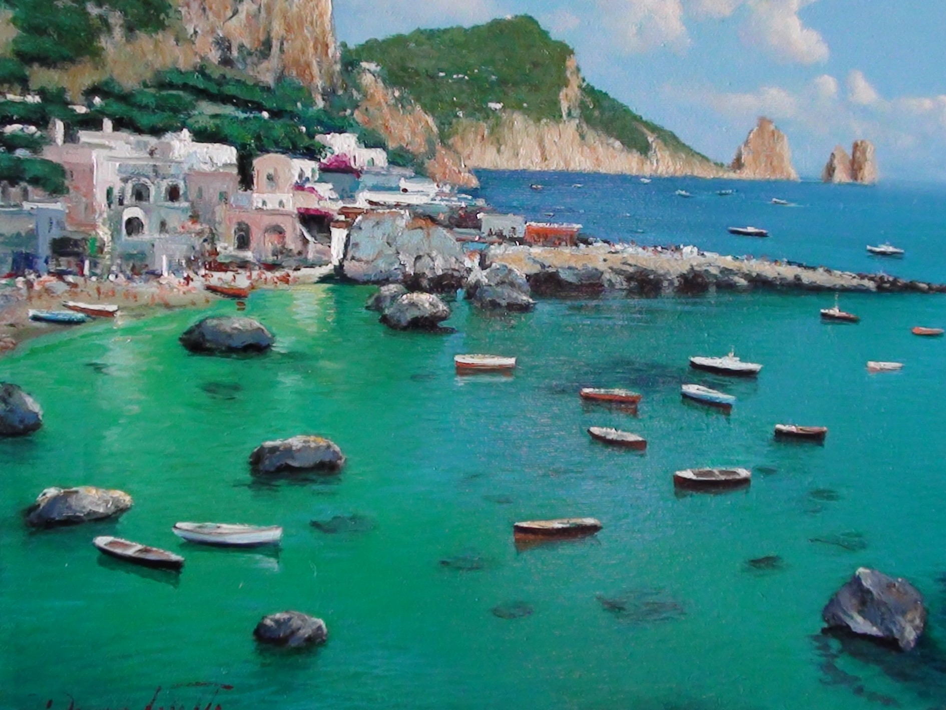 Domenico Tosetto | CAPRI Marina Piccola | MutualArt