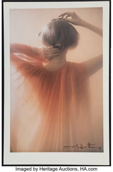 David Hamilton | Woman in Orange Dress (1981) | MutualArt