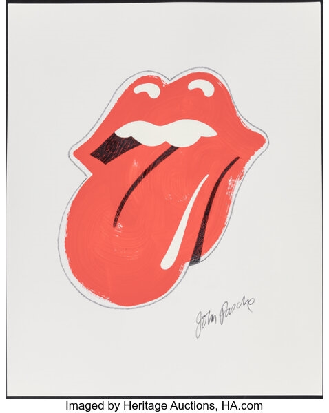 John Pasche | The Rolling Stones Logo Design | MutualArt