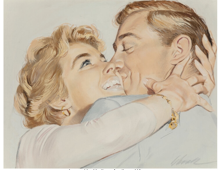 Euclid Shook | Woman and Man Embracing | MutualArt