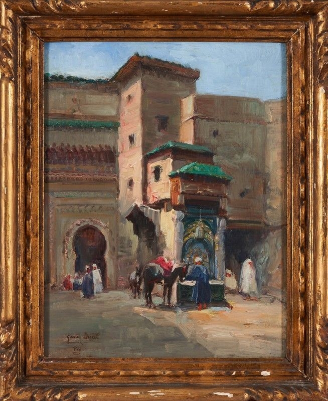 Gaston Jules Louis Durel | La Fontaine Nejjarine et le fondouk à Fès ...