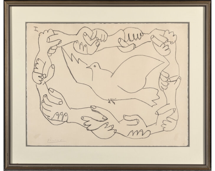 Pablo Picasso | Les Mains liées I (1952) | MutualArt
