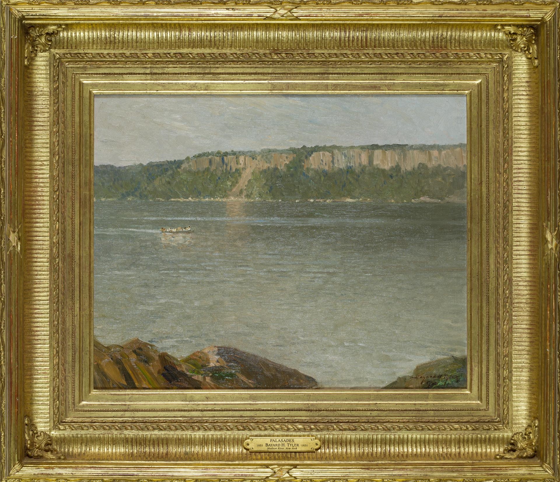 Bayard Henry Tyler | Boating Along the Palisades | MutualArt