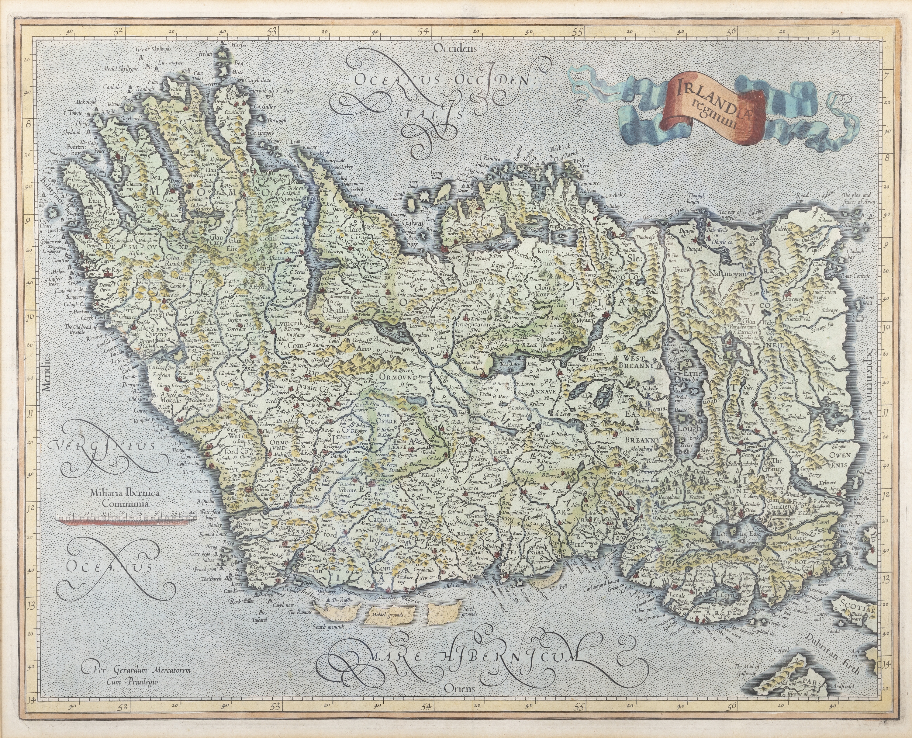 Gerard Mercator | Engraved map (1621) | MutualArt