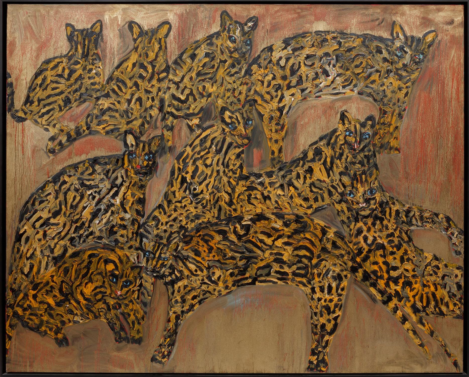 Hunt Slonem | Ocelots (2009) | MutualArt