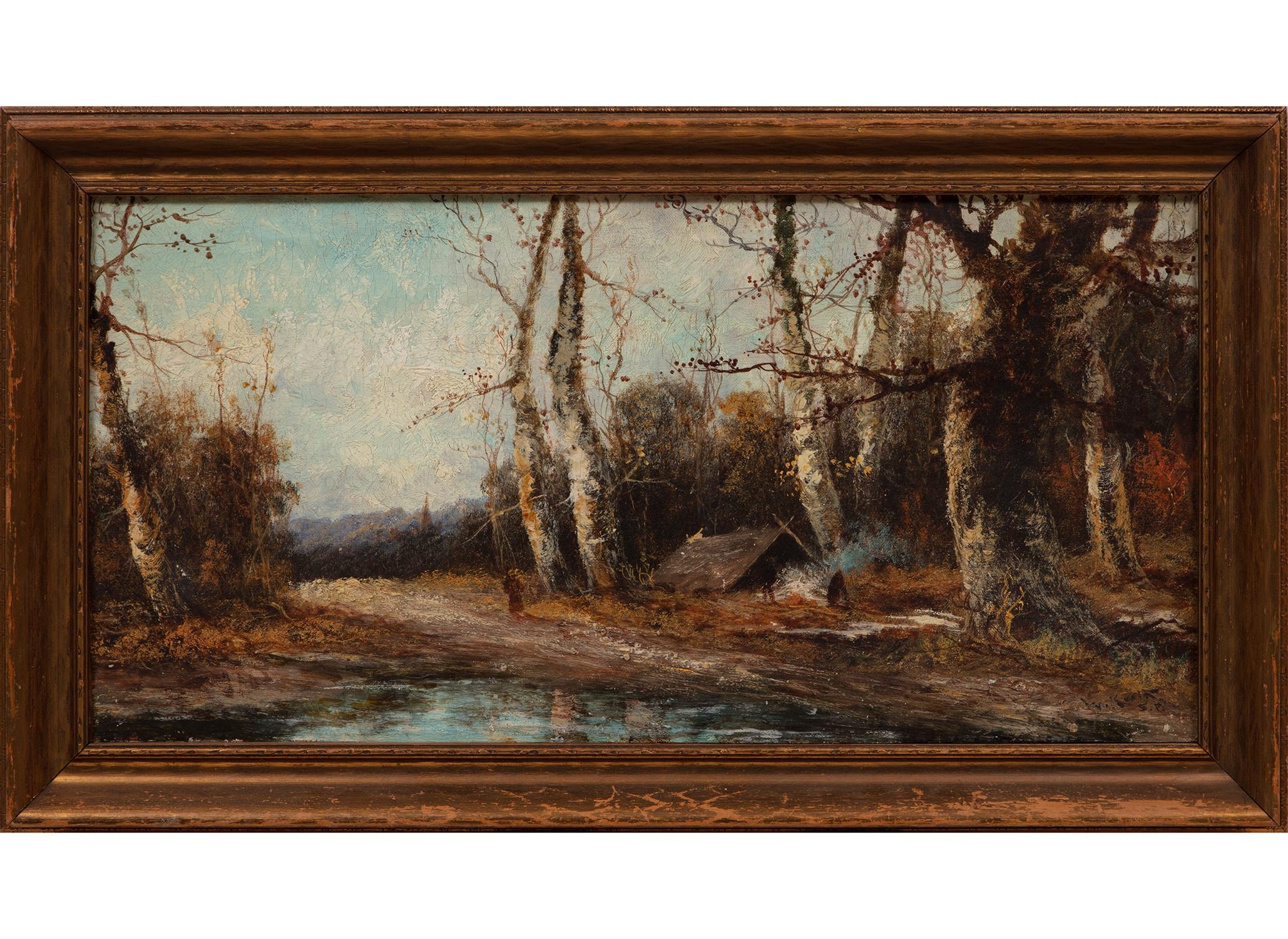 William Keith | A landscape with figures | MutualArt