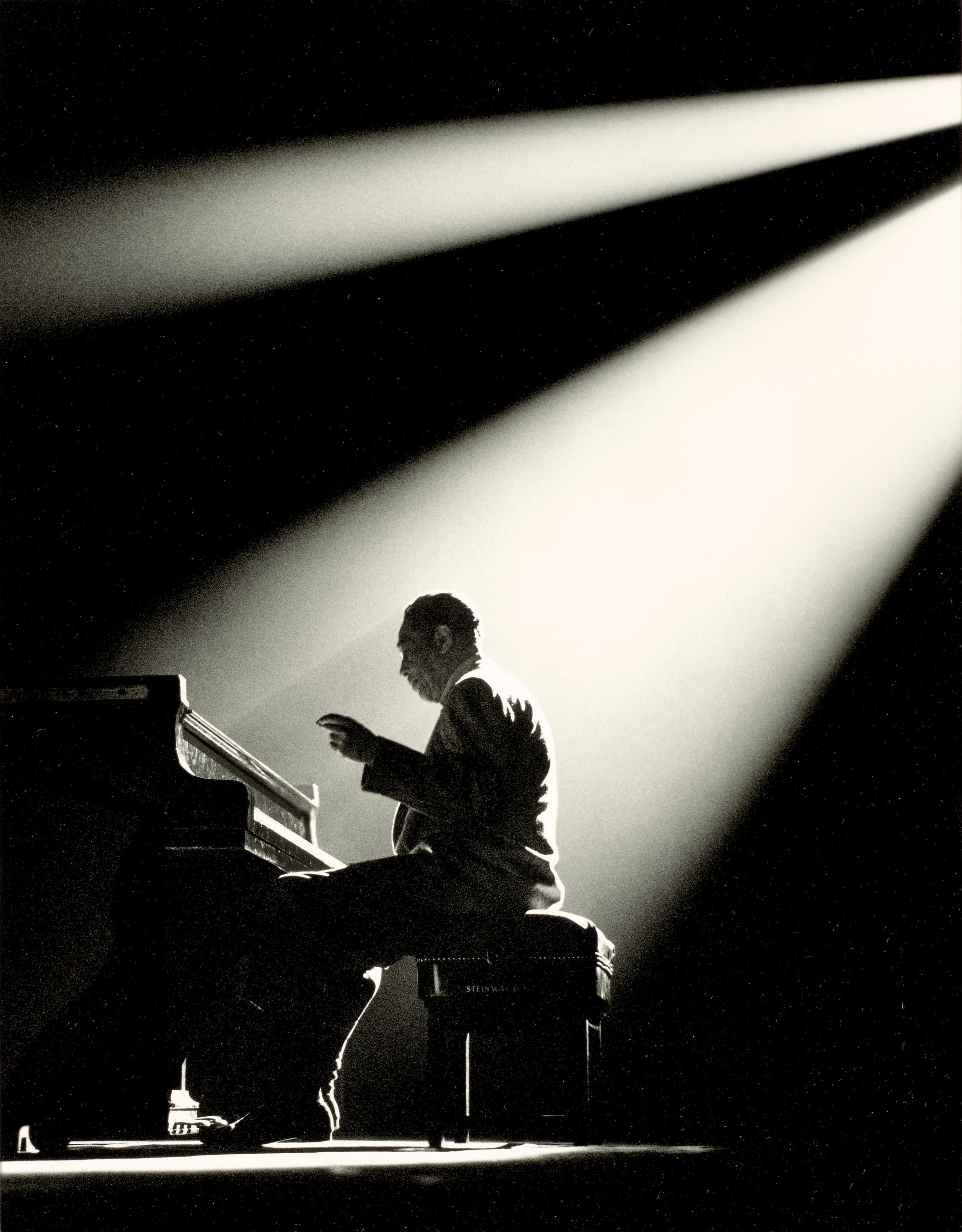 Herman Leonard | Duke Ellington, Olympia Theater, Paris (1958) | MutualArt