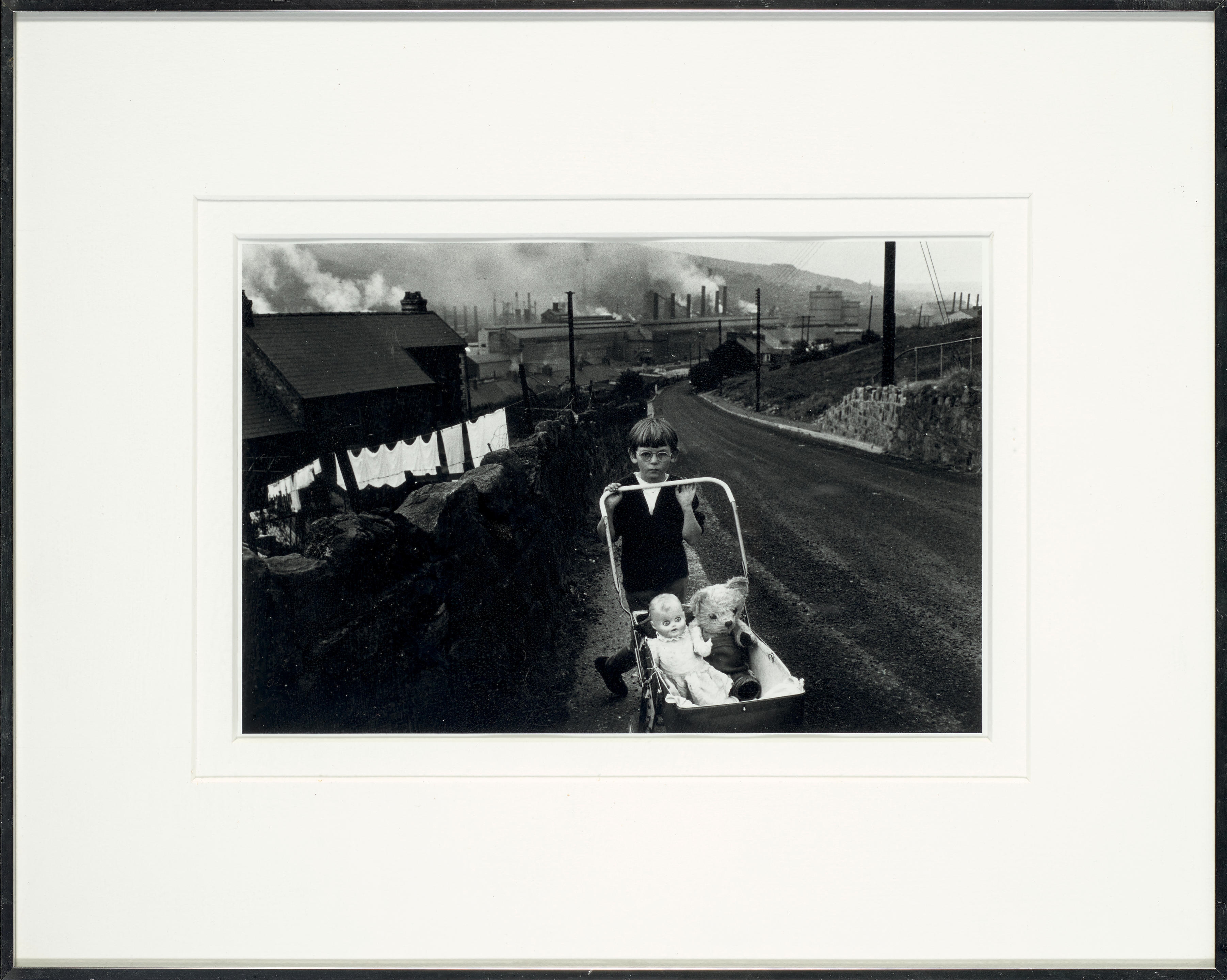 Bruce Davidson | Welsh Boy with Stroller (1965) | MutualArt