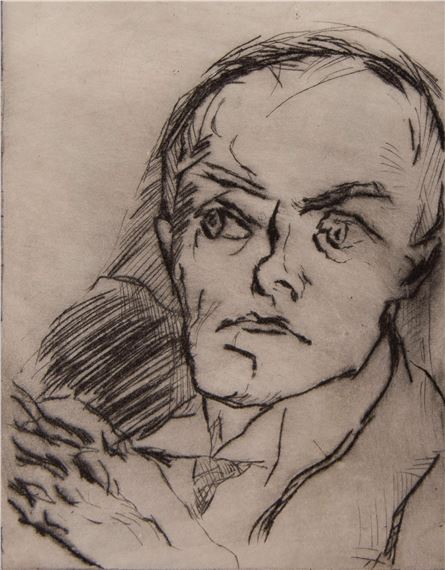 Max Beckmann | Self Portrait (1917) | MutualArt