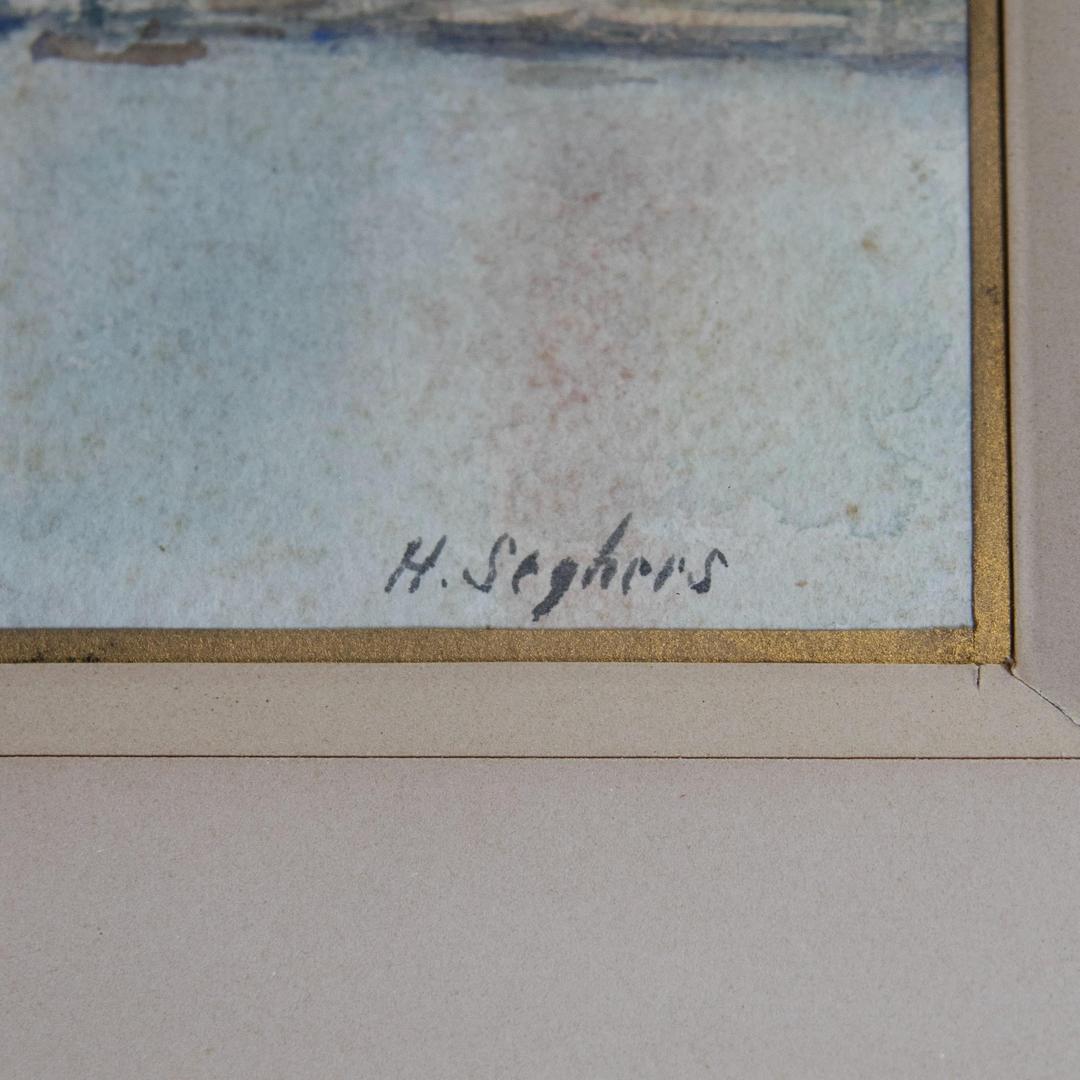 Henri Seghers | Harbor view on the Scheldt | MutualArt