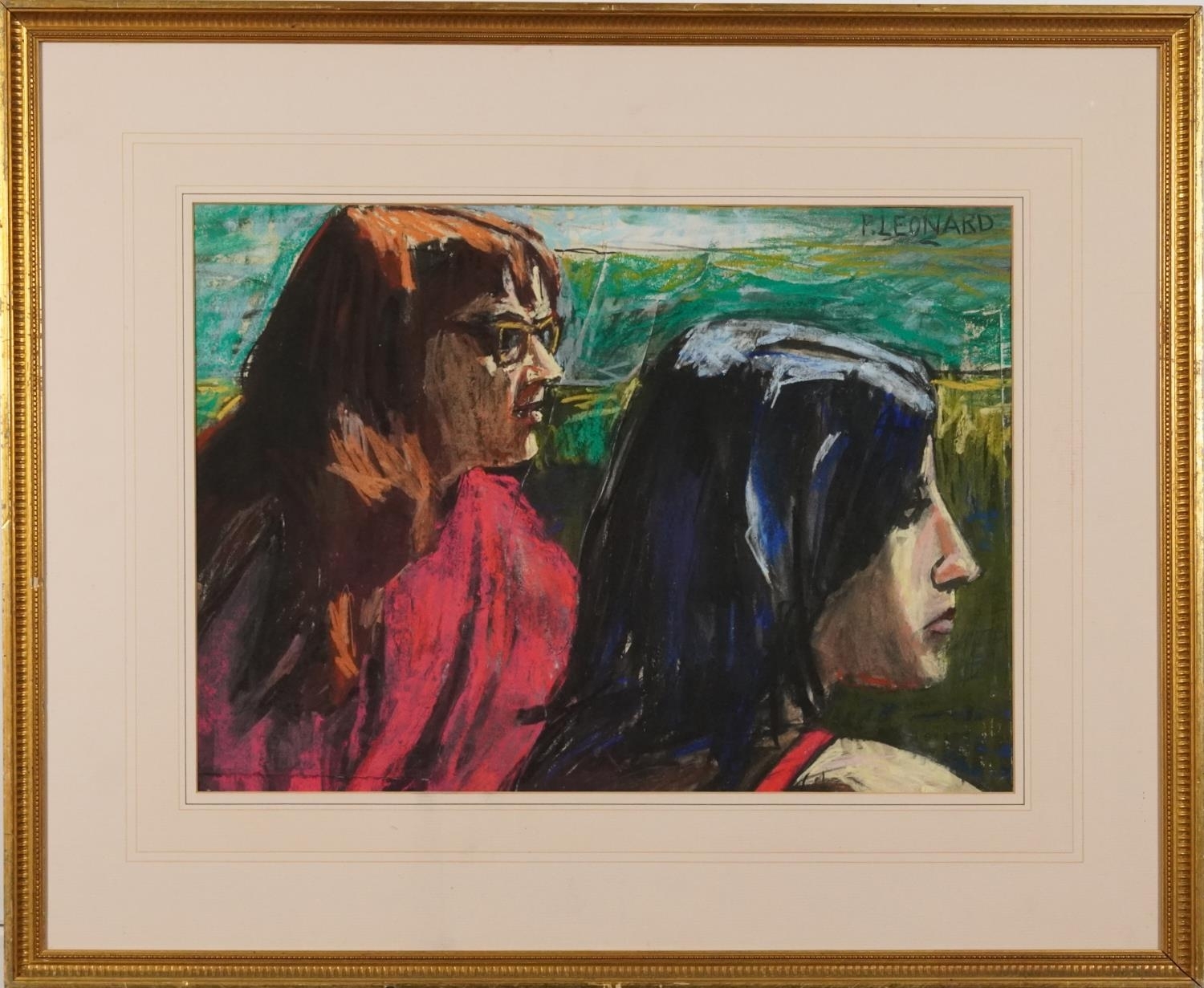 Patrick Leonard | Two young girls | MutualArt