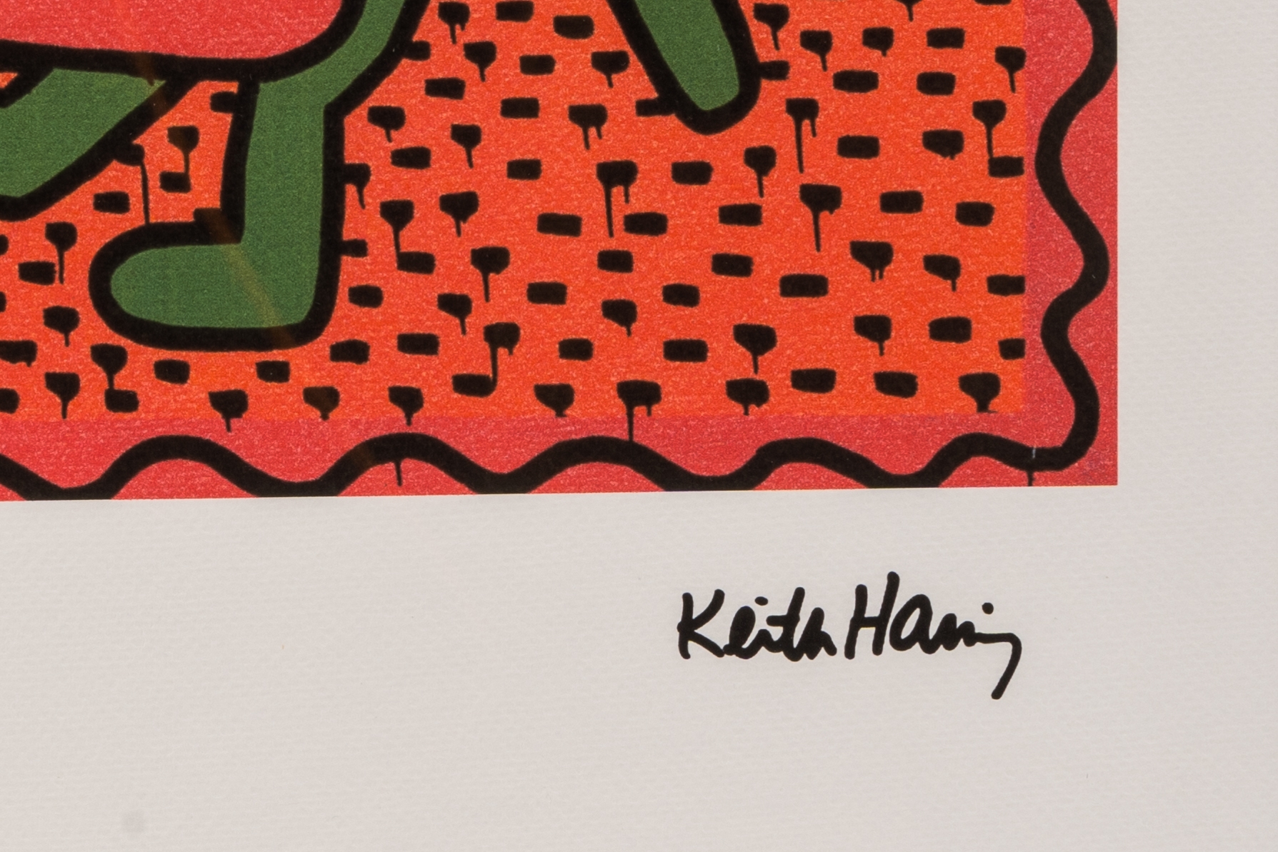 Keith Haring | 'Red dog' | MutualArt