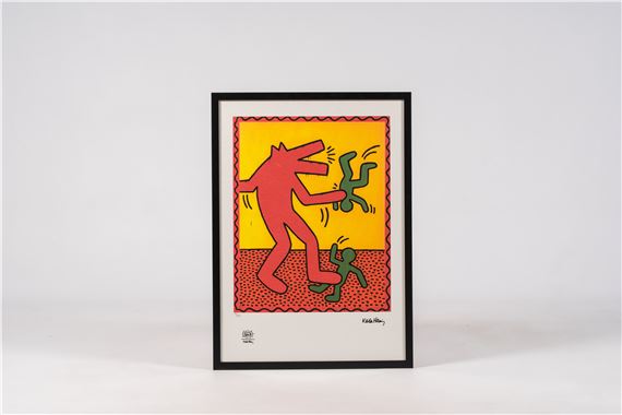 Keith Haring | 'Red dog' | MutualArt
