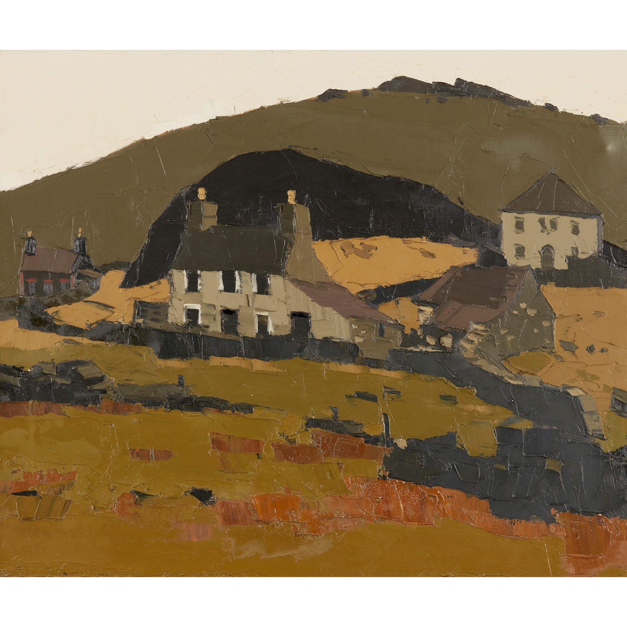 Kyffin Williams | Snowdonia mountains (1978) | MutualArt