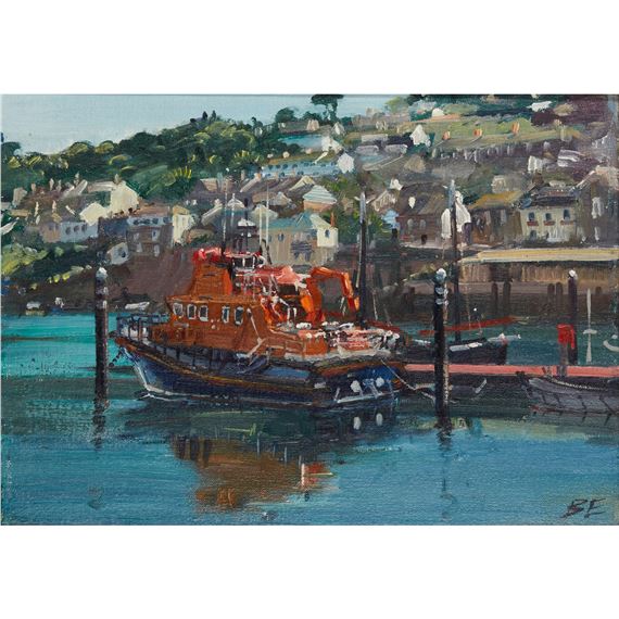 Bernard Evans | Lifeboat, Newlyn | MutualArt