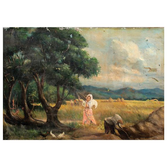 Crispin Villafuerte Lopez | Rural Scene (1967) | MutualArt