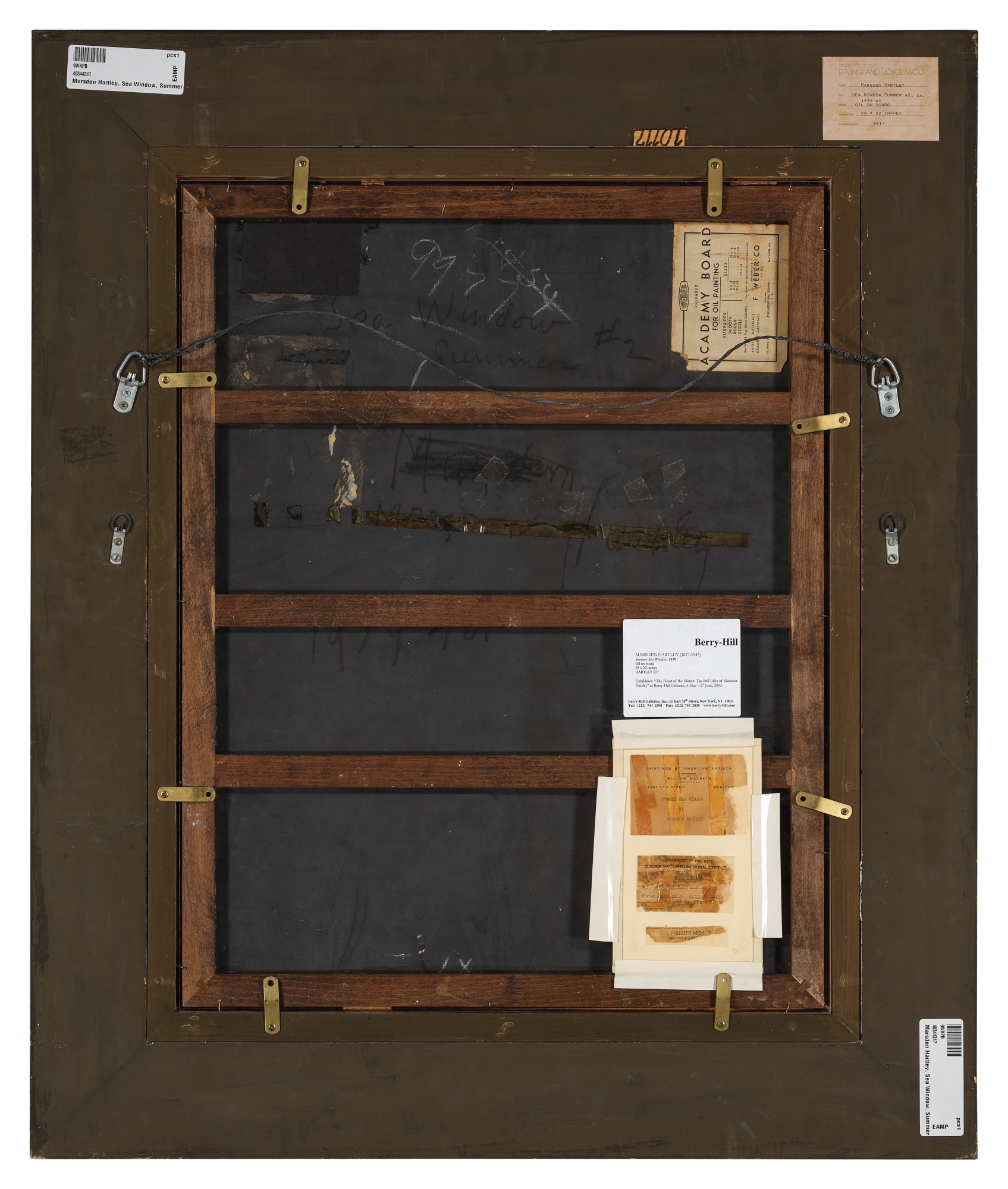 Marsden Hartley | Summer Sea Window (1939 - 1940) | MutualArt