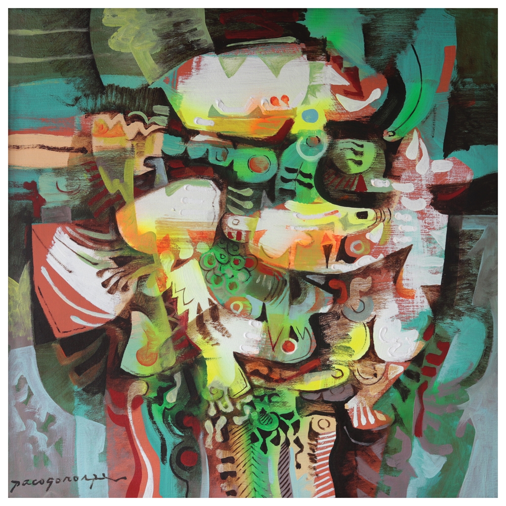 Paco Gorospe | Green Composition II | MutualArt