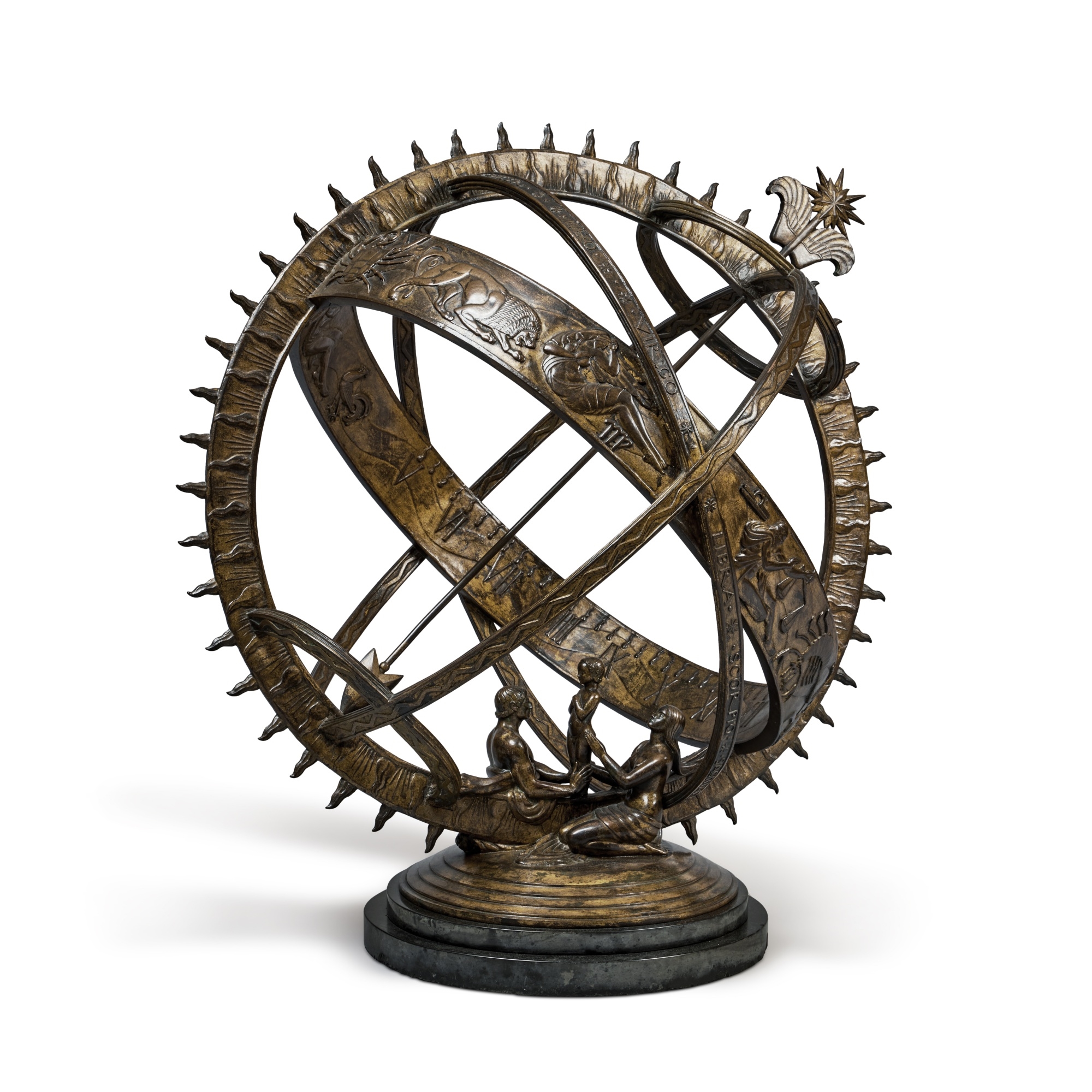 Paul Howard Manship | Cycle of Life — Armillary Sphere | MutualArt
