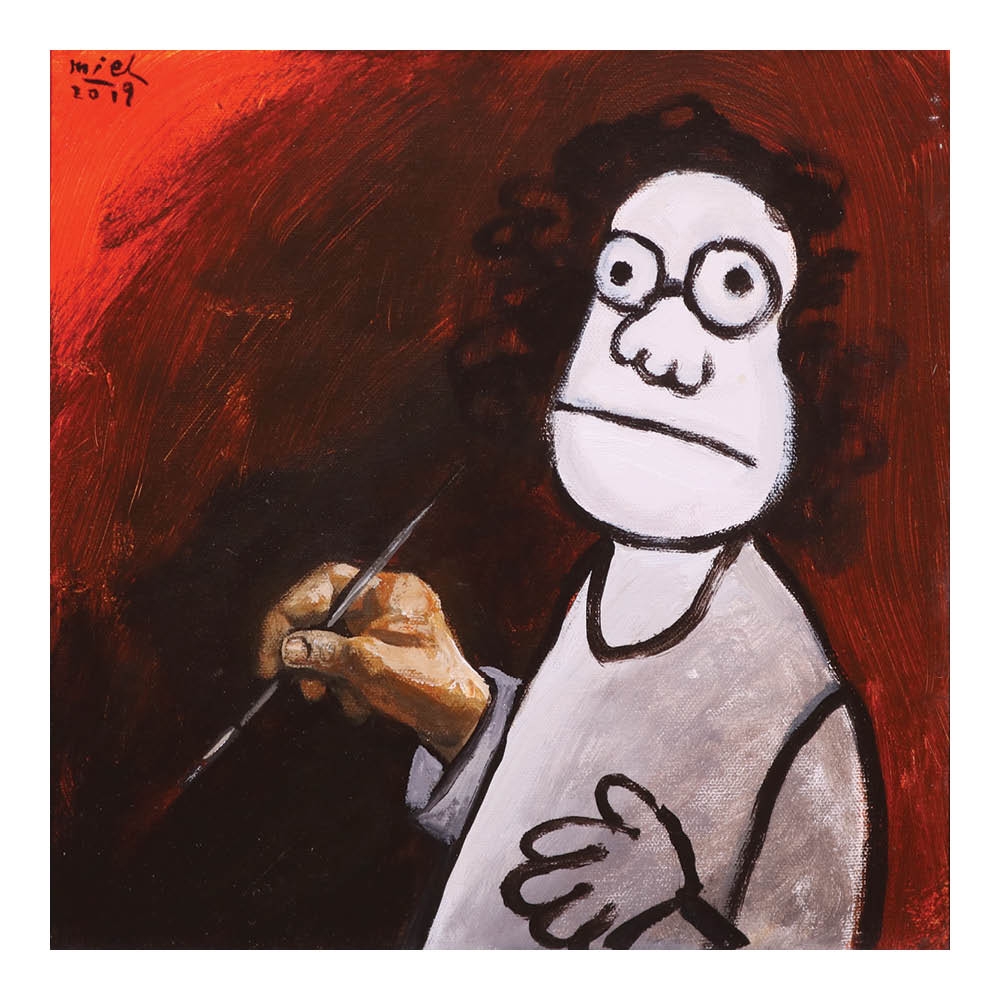DengCoy Miel | Painting Hand Cartoon Mukha:A Self Portrait (2019 ...