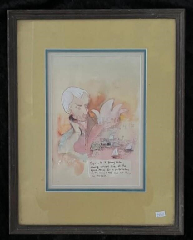 Greg Hyde | Byron at the Opera House (1980) | MutualArt
