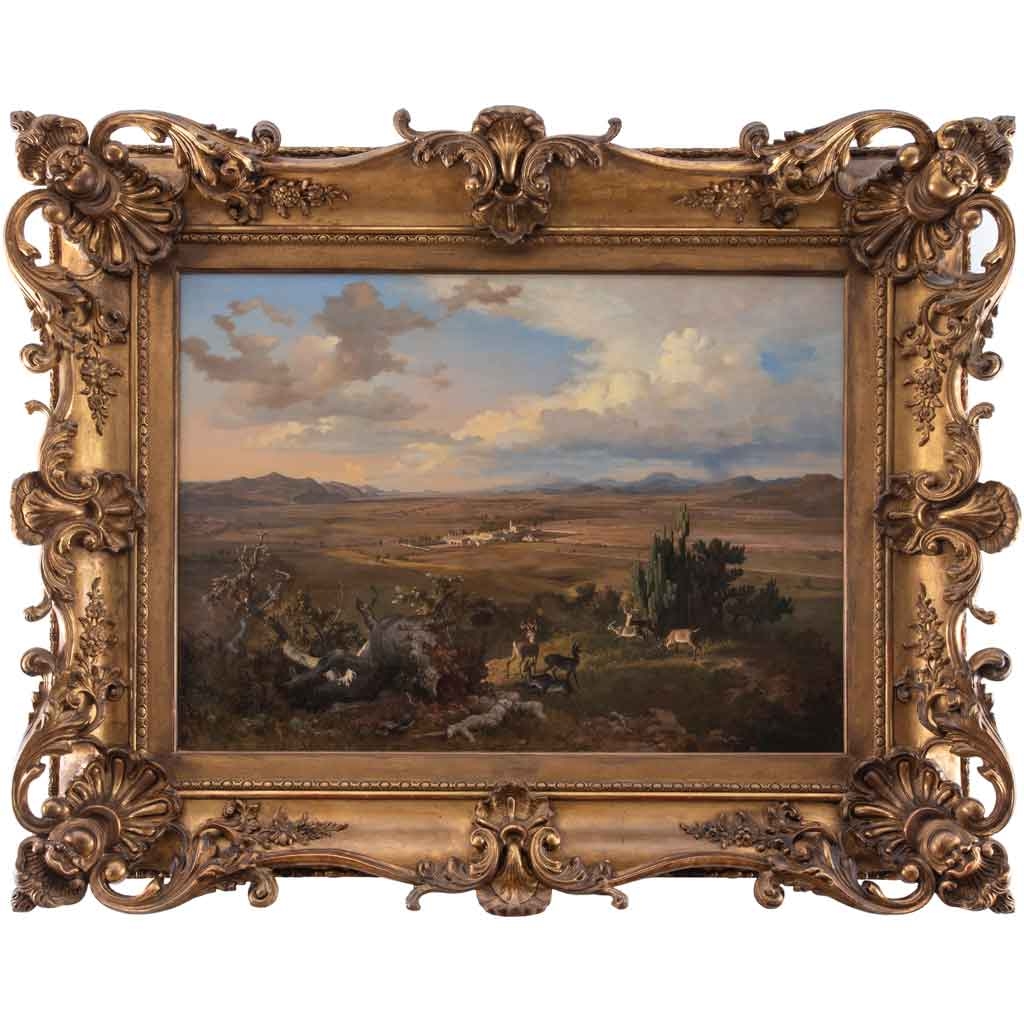 Eugenio Landesio | HACIENDA DE COLÓN (1858) | MutualArt