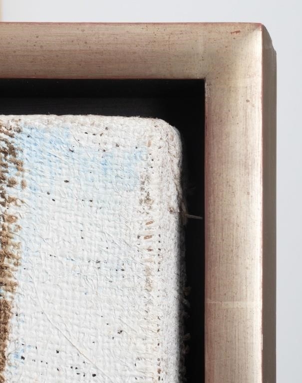 Yehiel Shemi | Yehiel Shemi Abstract Modern Israeli Oil on Burlap ...