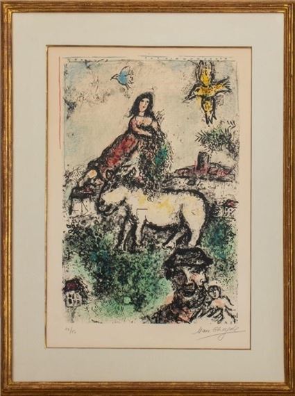 Marc Chagall | Marc Chagall A Sequestered Garden Lithograph (1969 ...