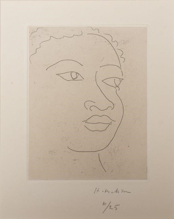 Henri Matisse | Henri Matisse Tete de Matiniquaise Etching | MutualArt