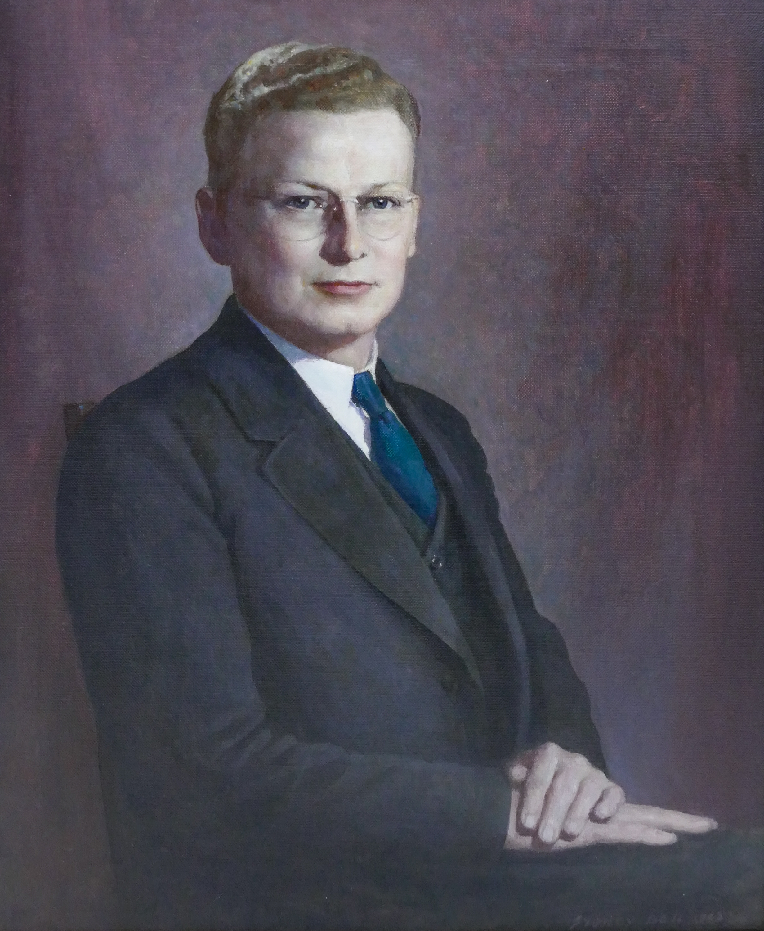 Sidney Bell | Portrait of a Young Man (1945) | MutualArt