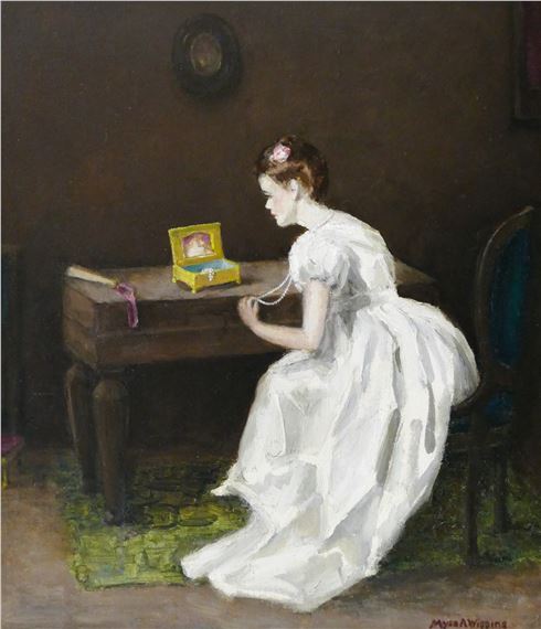 Myra Albert Wiggins | Her Wedding Pearls (1920s) | MutualArt