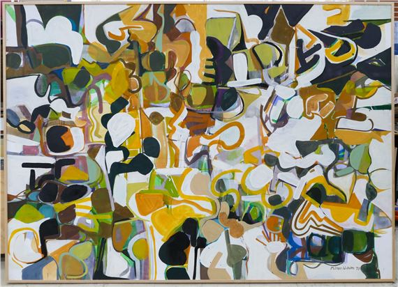 Milton Wilson | Untitled (Large Abstract) (1973) | MutualArt