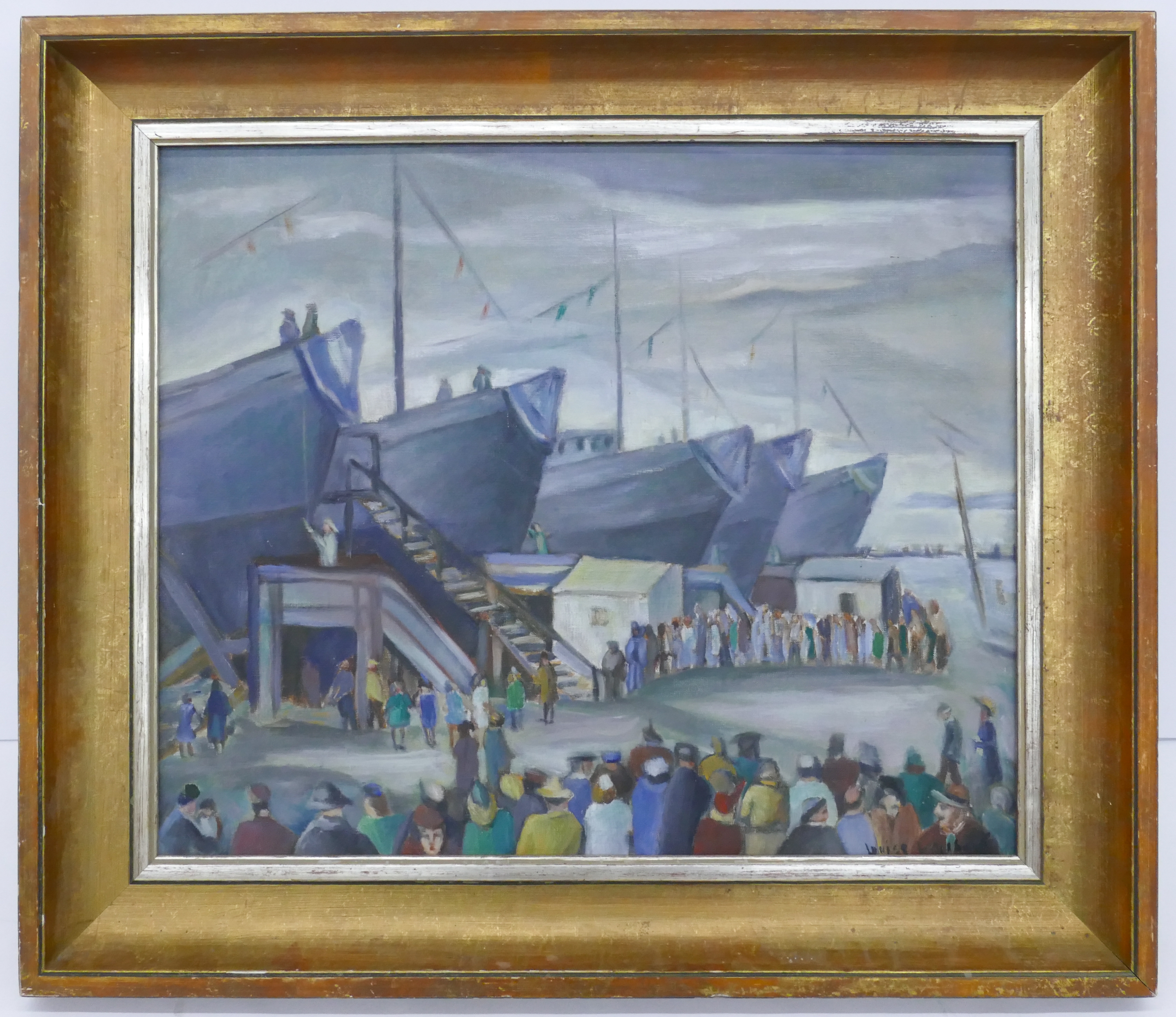 LOUISE LEWIS GILBERT | Launching (1930s) | MutualArt