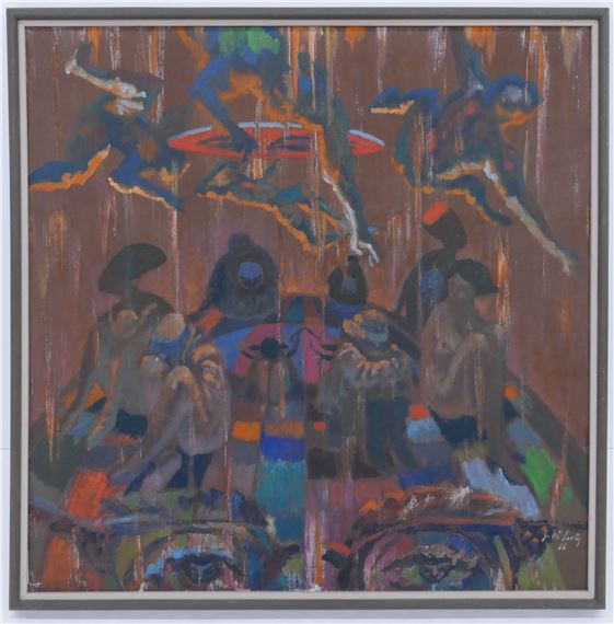 Jack McLarty | Jack McLarty ''Thinking and Flying'' 1966 Oil (1966 ...
