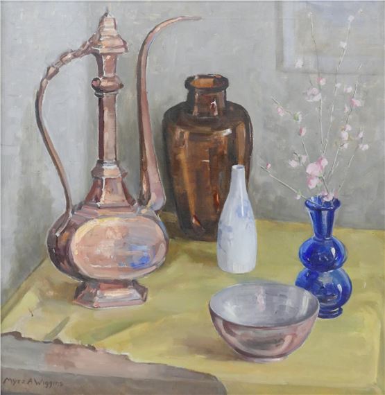 Myra Albert Wiggins | Metals with Glass and Porcelain (1915) | MutualArt