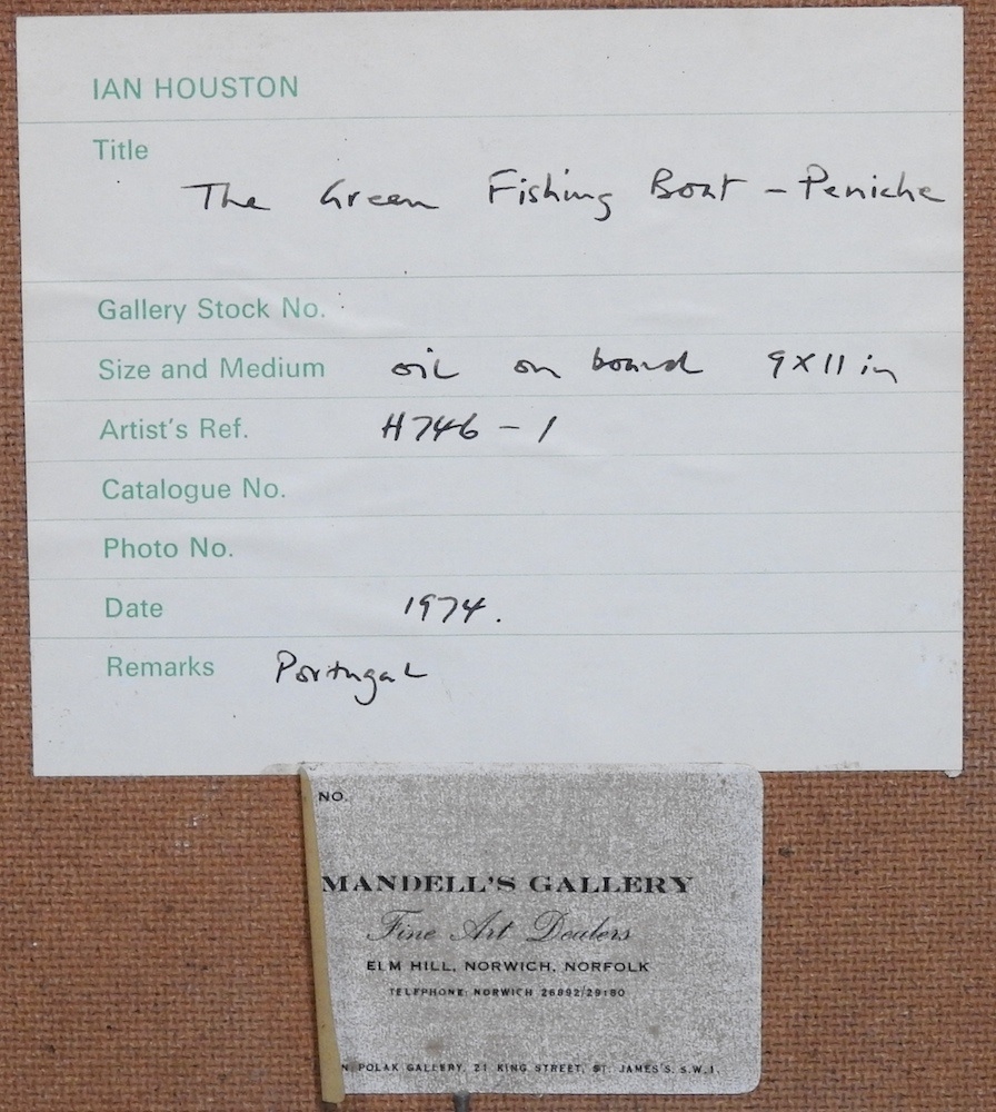 Ian Houston | The Green Fishing Boat (1974) | MutualArt