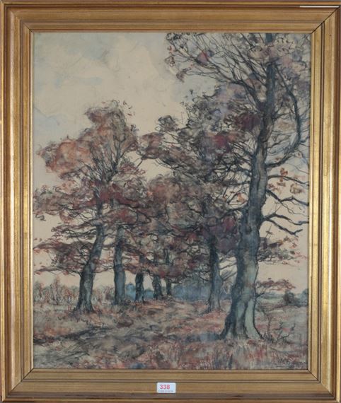 Gerard Altmann | Landweg met bomen | MutualArt