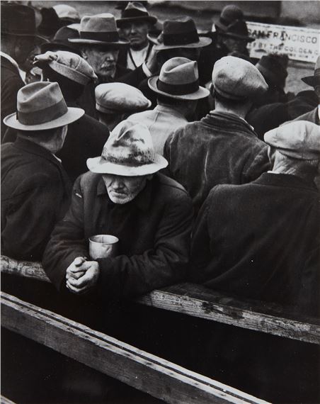 Dorothea Lange | WHITE ANGEL BREADLINE, SAN FRANCISCO (1933) | MutualArt