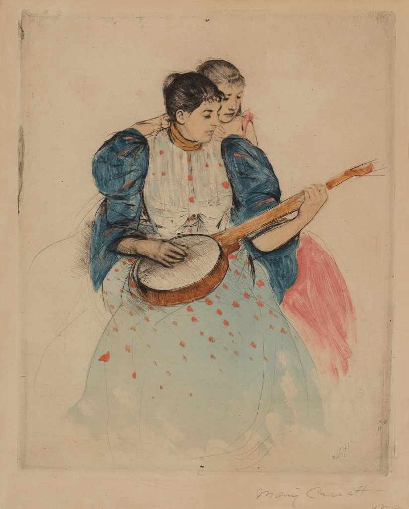 Mary Cassatt | The Banjo Lesson (Circa 1893) | MutualArt