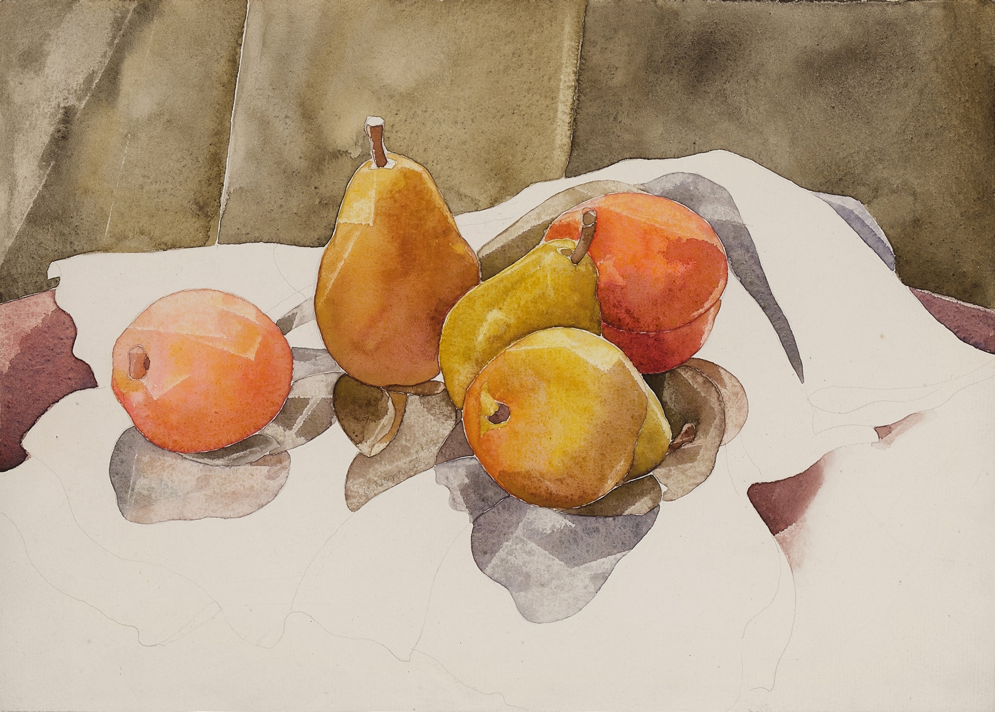 Charles Demuth | Fruit, Pears and Peaches (1933) | MutualArt