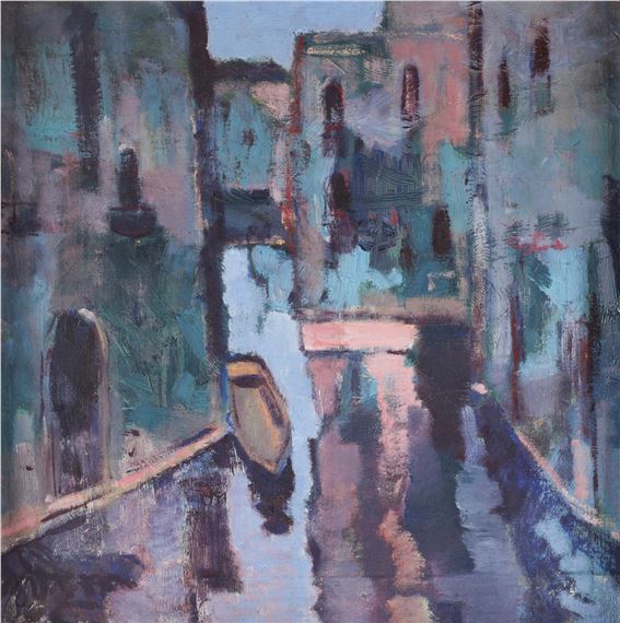 Artur Nikodem | Kanal in Venedig (1870) | MutualArt