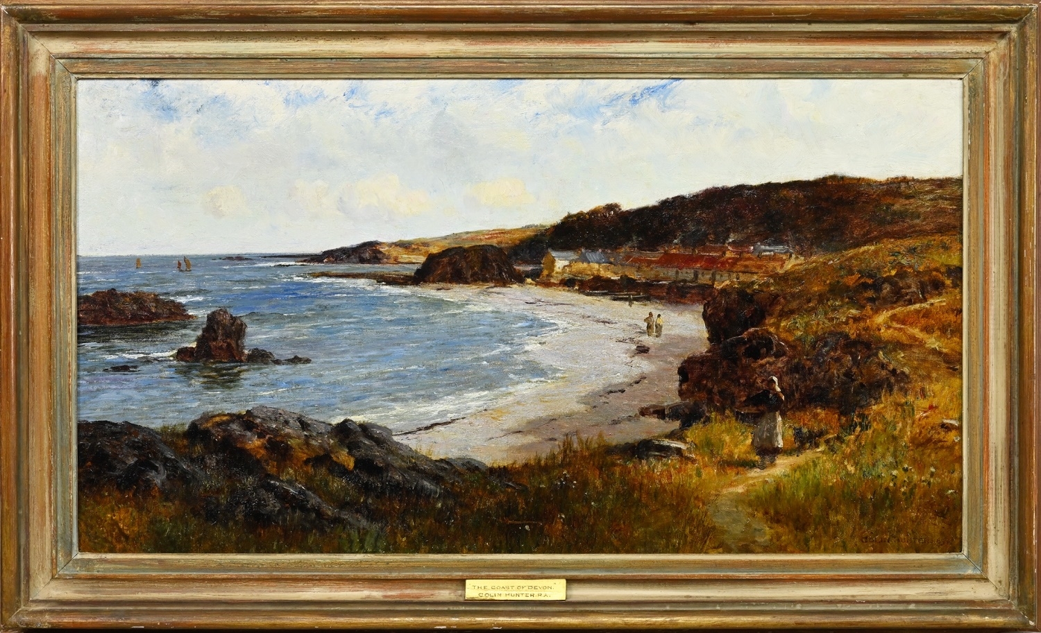 Colin Hunter | THE COAST OF DEVON (1894) | MutualArt