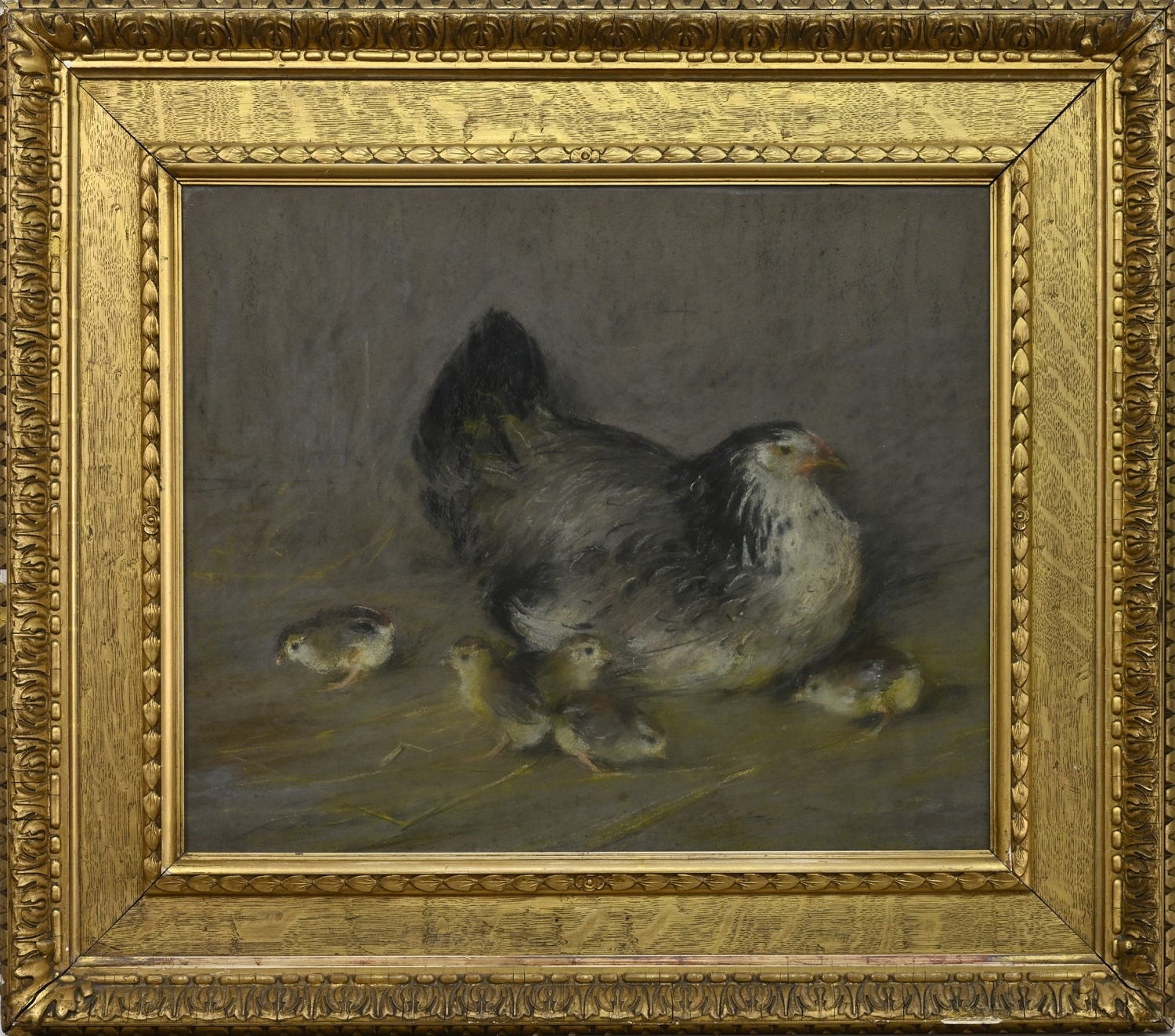 Edwin John‏ Alexander | HEN WITH CHICKS | MutualArt