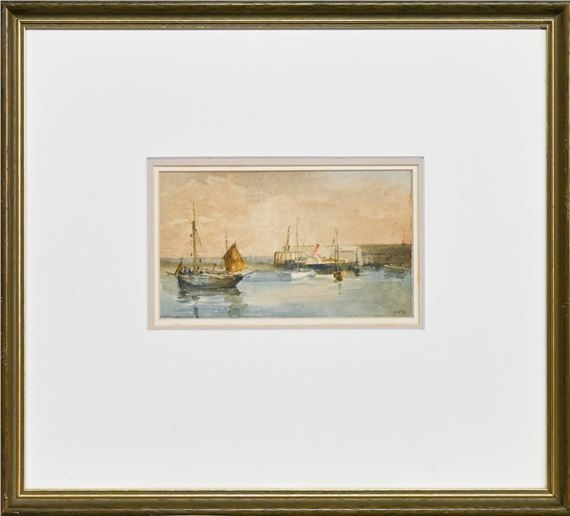 William Fettes Douglas | AN EAST COAST HARBOUR | MutualArt