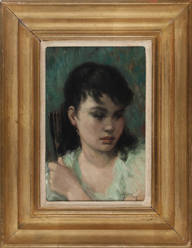 Helge Helme | Portrait of an young woman | MutualArt