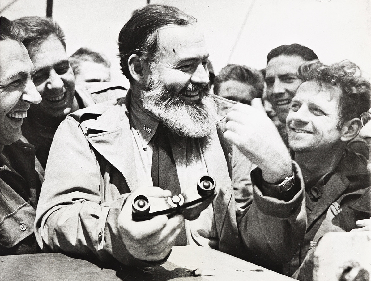 Ernest Hemingway | A file from Wide World Pictures with about 100 ...