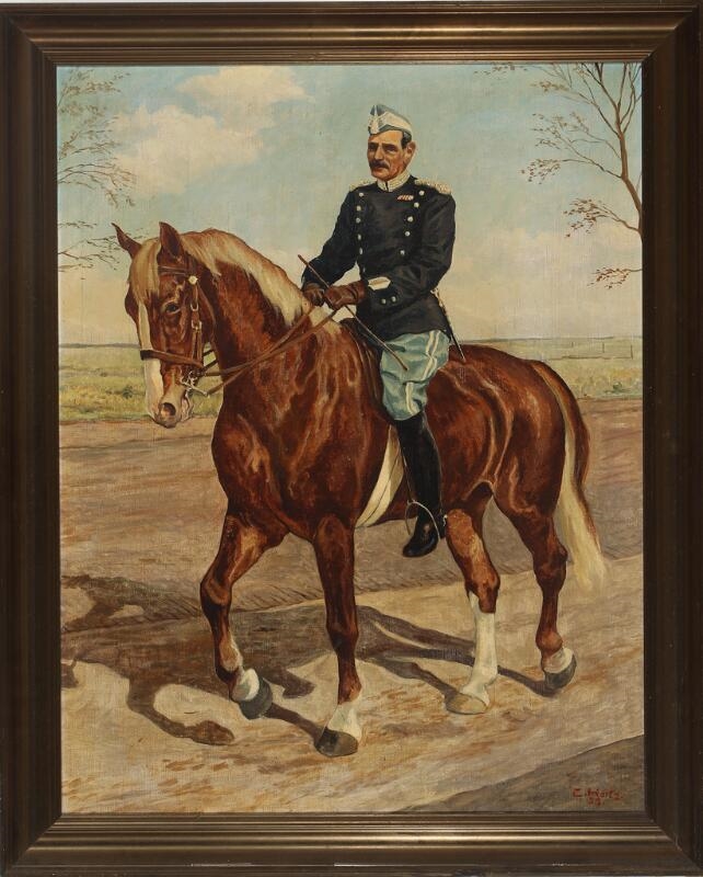 Carl Hertz | King Christian X on horseback | MutualArt